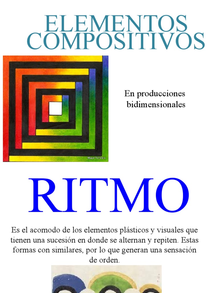 11 Elementos Compositivos en Producciones Bidimensionales | PDF