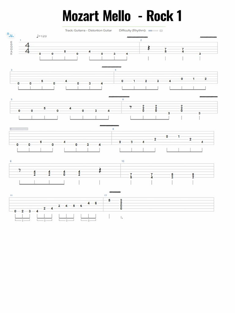 Rock 1 - Mozart Mello | PDF