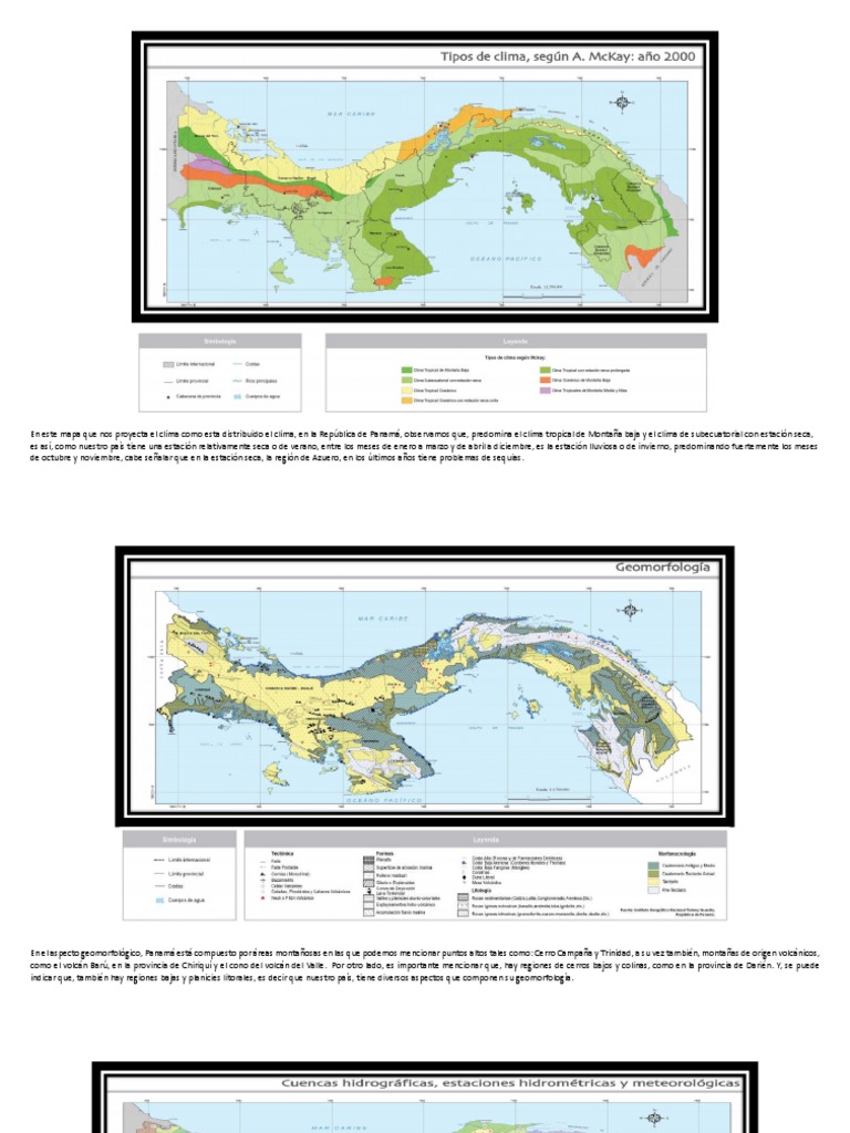 MAPAS de Panamá y Sus Recursos | PDF