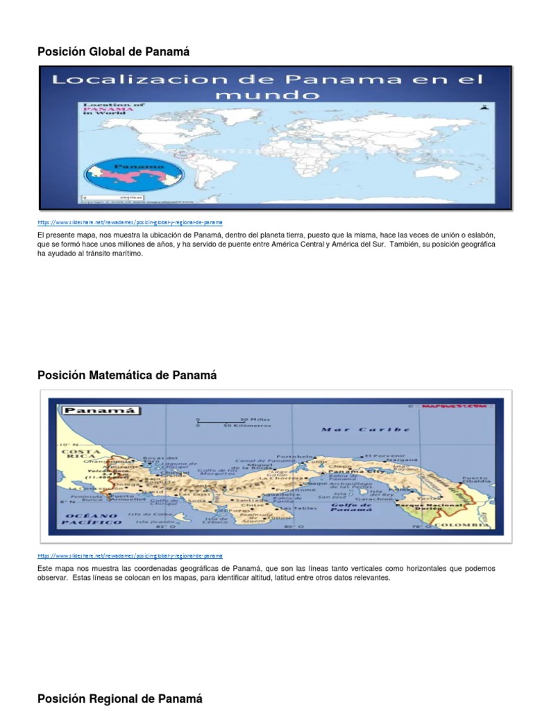 MAPAS de Panamá | PDF