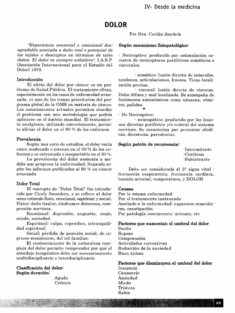 Dolor Total Cecily Saunders | PDF