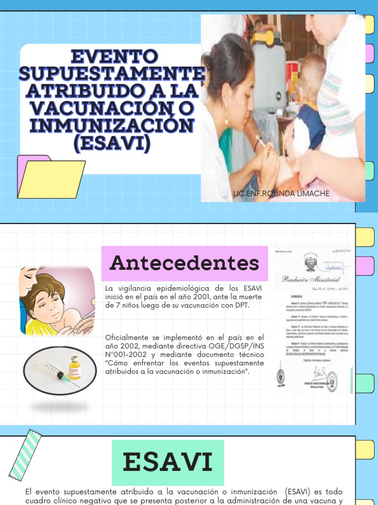 ESAVI | PDF | Vacunas | Vacunación