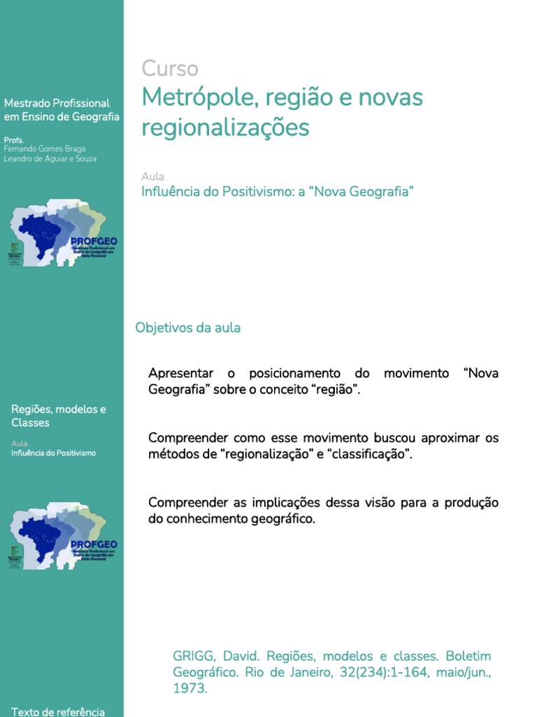 Aula3 1 Slides | PDF | Geografia | Science