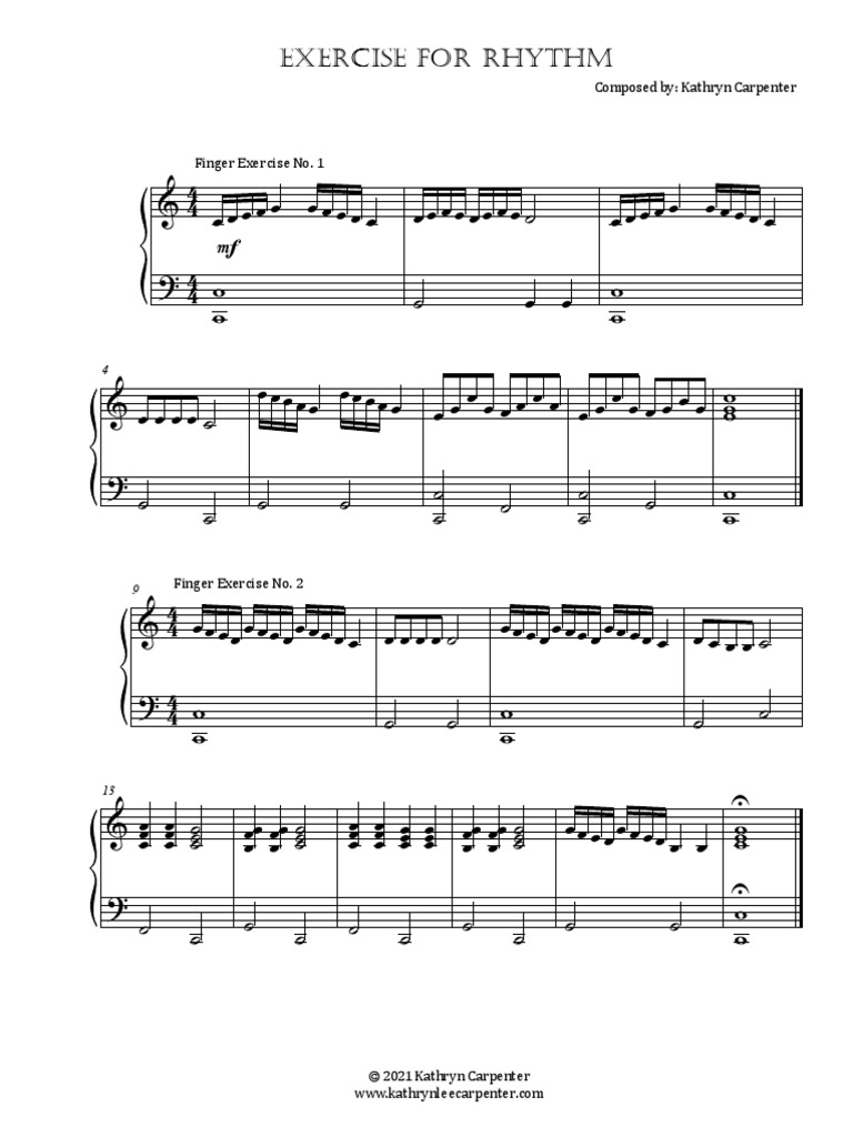 Exercise For Rhythm | PDF