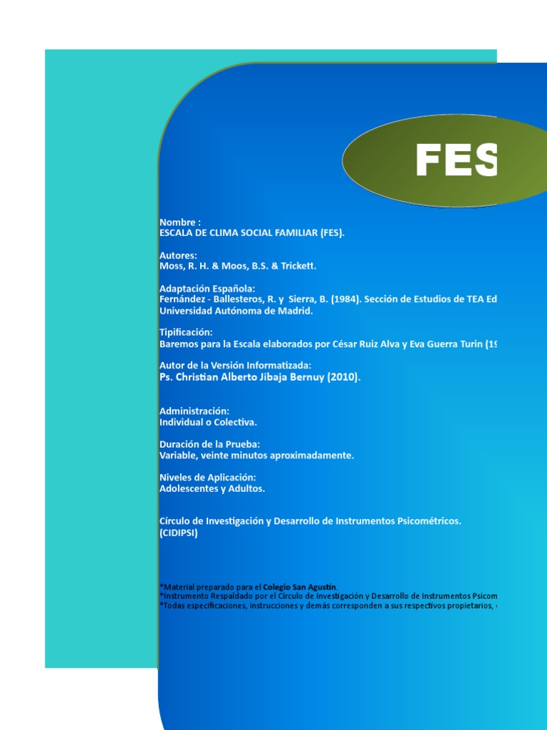 Prueba FES | PDF