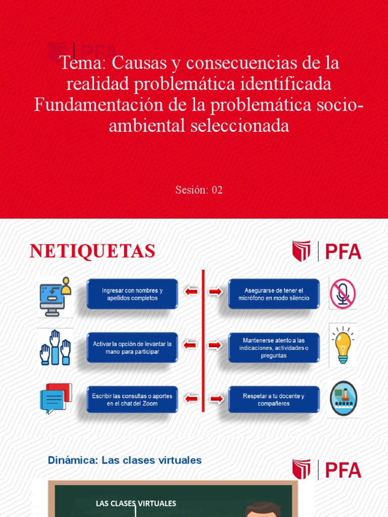 Tema: Causas y Consecuencias de La Realidad Problemática Identificada ...