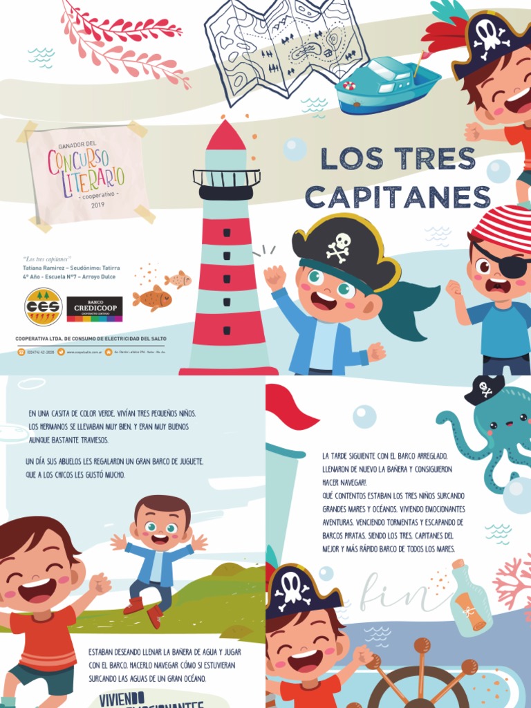Cuento Los Tres Capitanes Del Barco | PDF