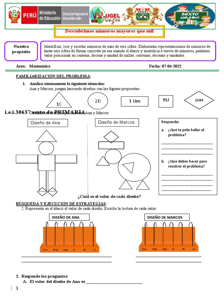 Sesion 06-04 Matematica | PDF | Matemáticas | Cognición