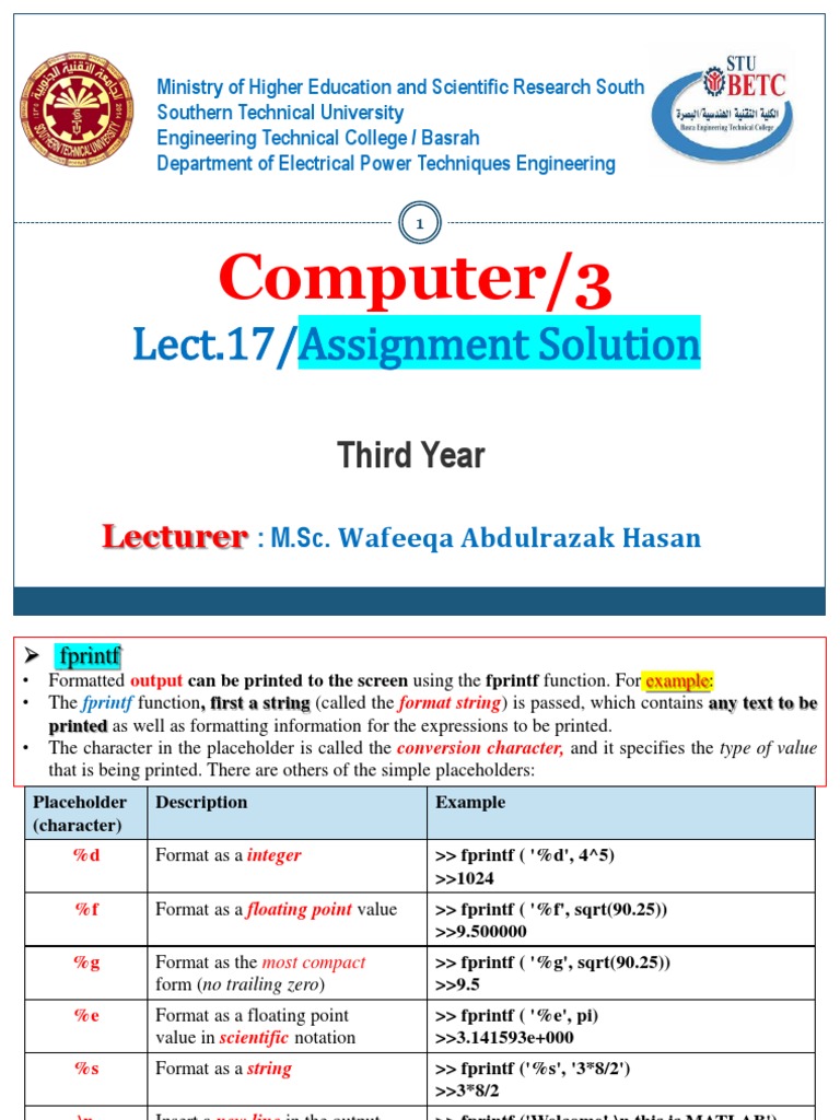 Computer-T17-Solution Assignment-OK - 230418 - 042205 | PDF