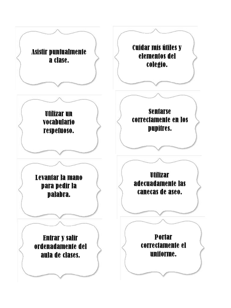 Pactos de Aula Imprimir | PDF