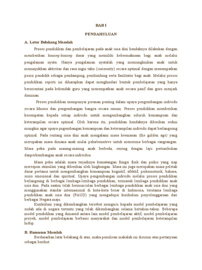 Makalah Model Pembelajaran | PDF