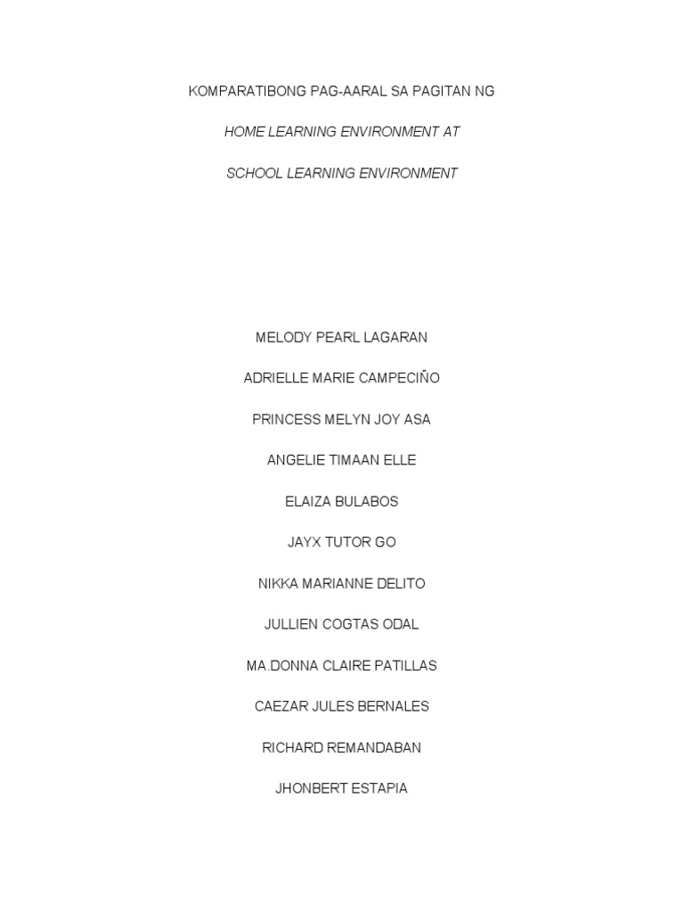 Filipino Version Research | PDF