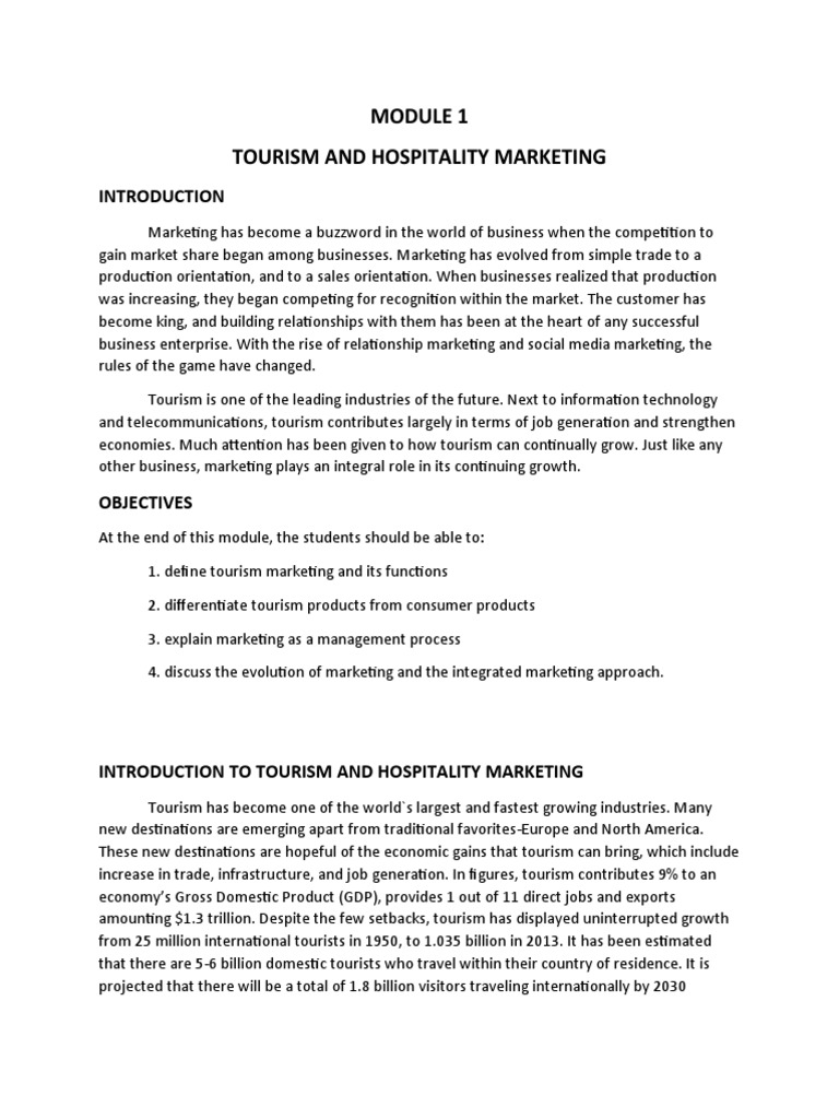 JOELTOURISMMARKETING | PDF | Business