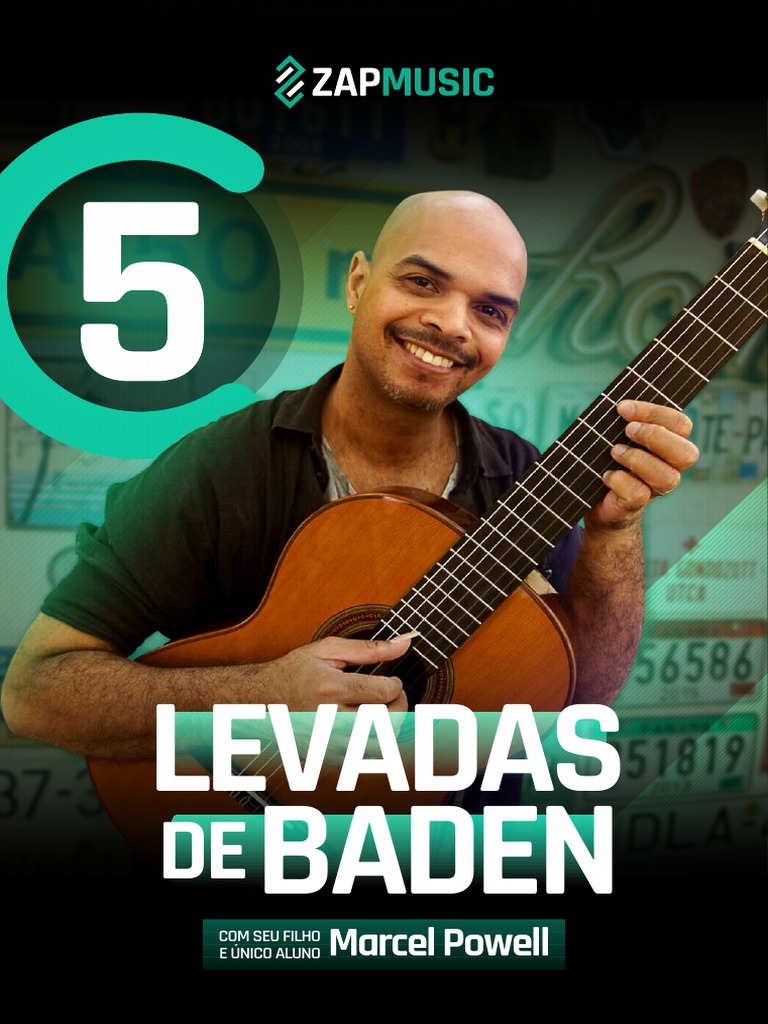 Zapmusic Ebook 5 Levadas Baden | PDF | Instrumentos de corda | Violão clássico