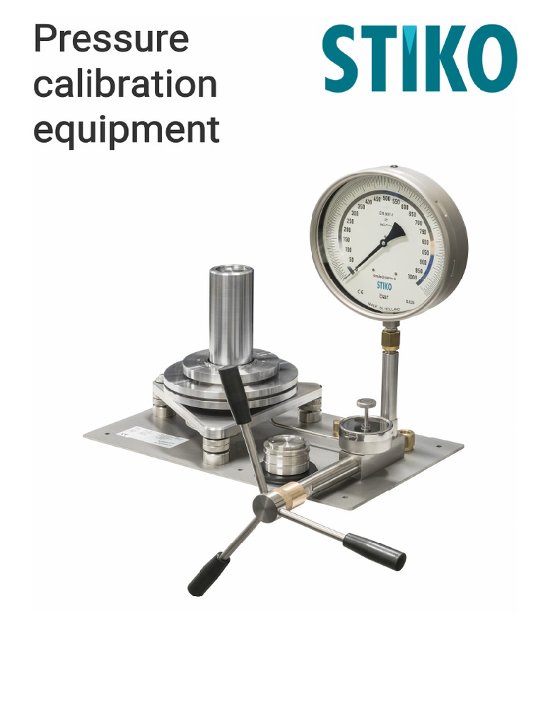 STIKO Documentation Calibration Equipment | PDF | Calibration | Piston