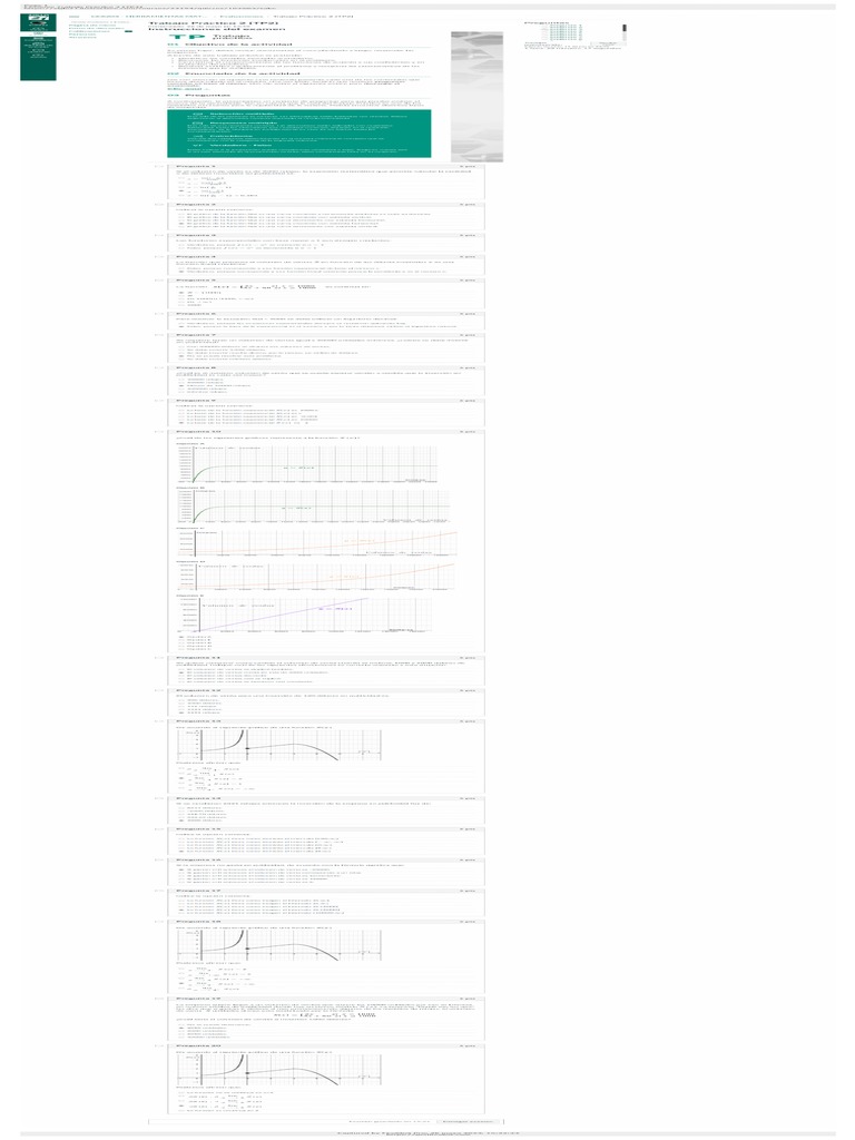 Trabajo Práctico 2 (TP2) Analisis 80%-1 | PDF | Función (Matemáticas) | Asíntota