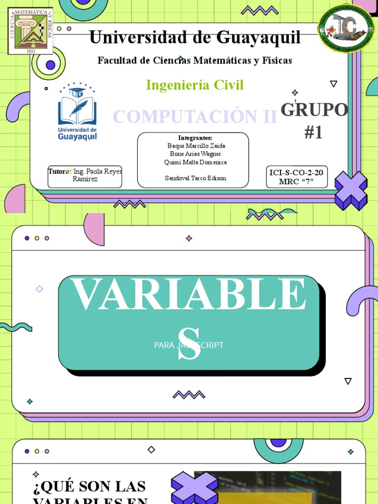 Variables en JavaScript: Guía Básica | PDF | Script Java | Variable ...