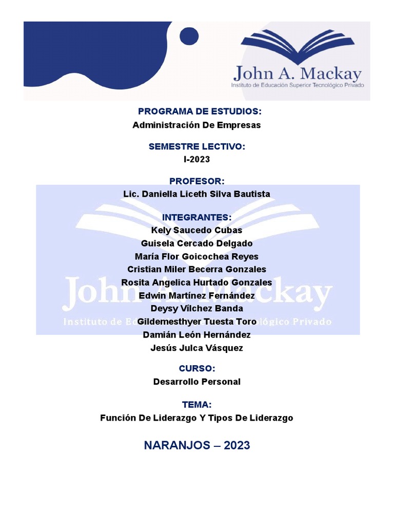 Portada Jhon A Mackay | PDF