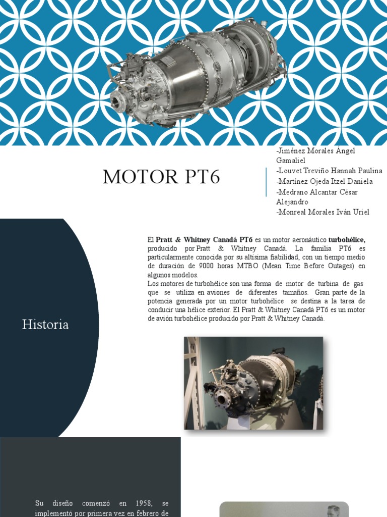 Motor Pratt & Whitney - Pt6 | PDF | Turbina | Presión