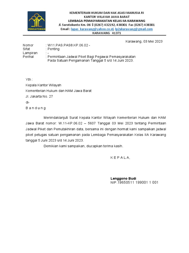 Data Piket Regu | PDF