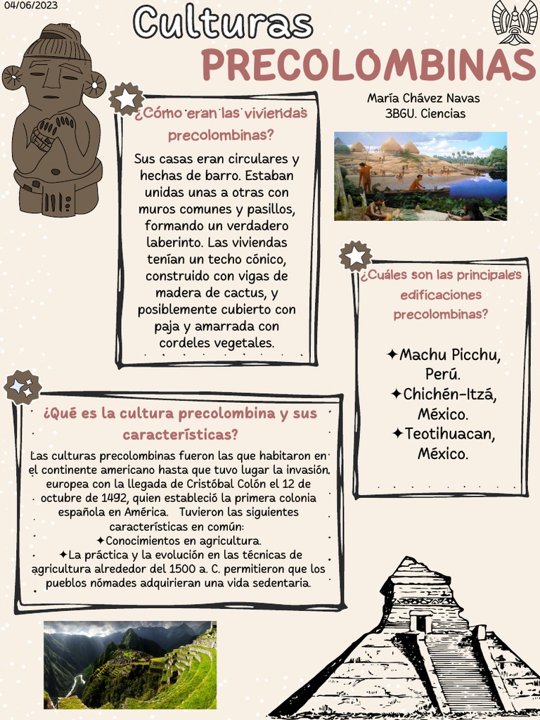 Culturas Precolombinas Historia | PDF | Ciencias sociales | Arte