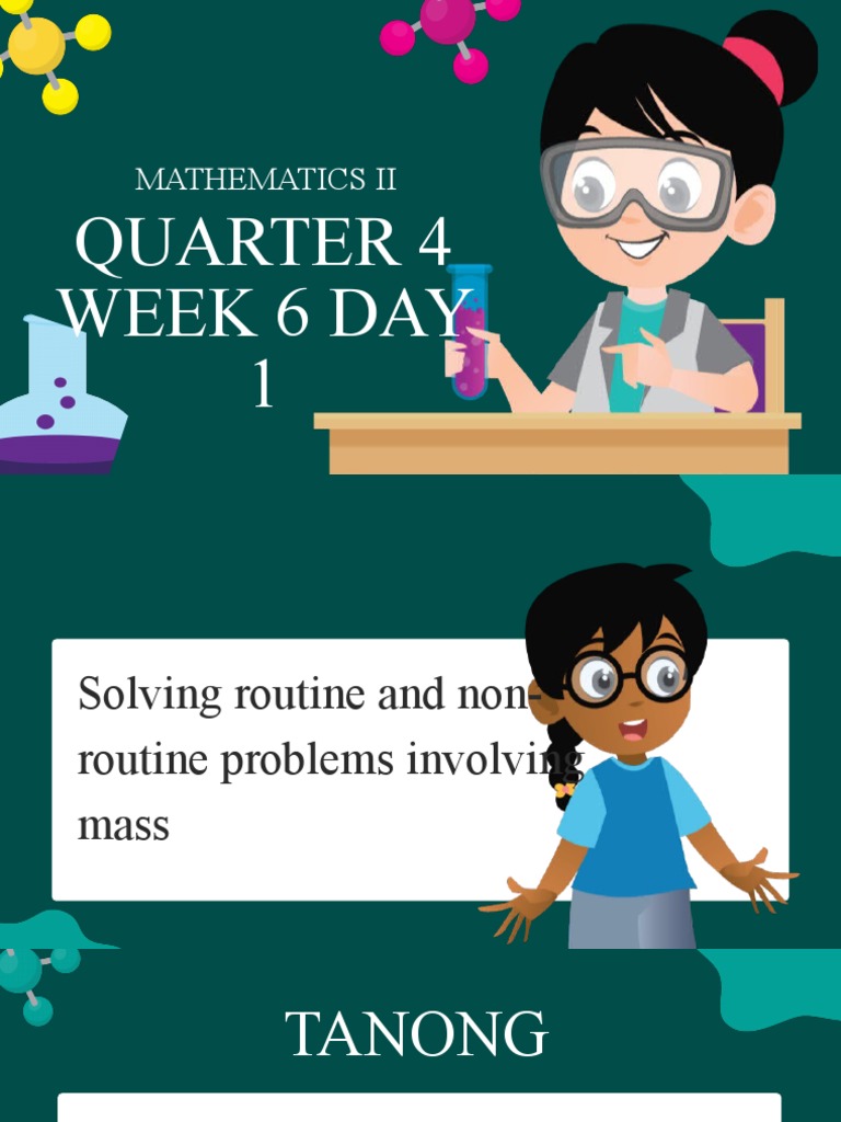 Mathematics Ii: Quarter 4 Week 6 Day 1 | PDF