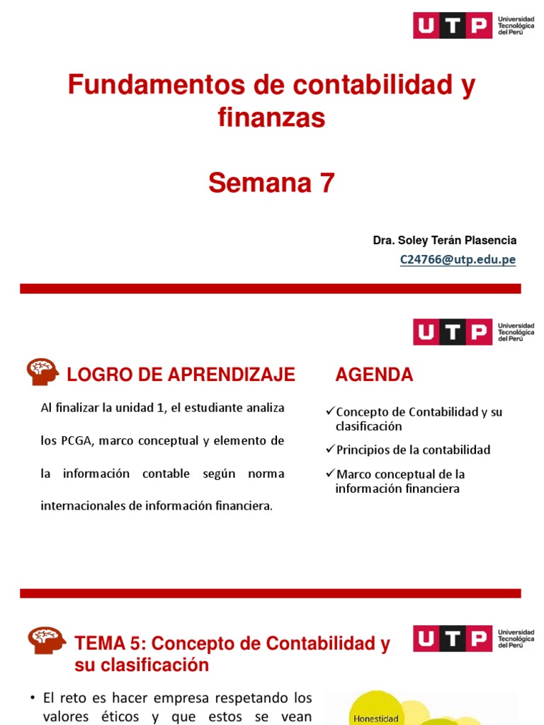 Videoconferencia2 - Fundamentos de Contabilidad - UTP - SOLEY | PDF ...