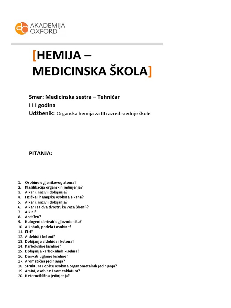 3 Hemija | PDF