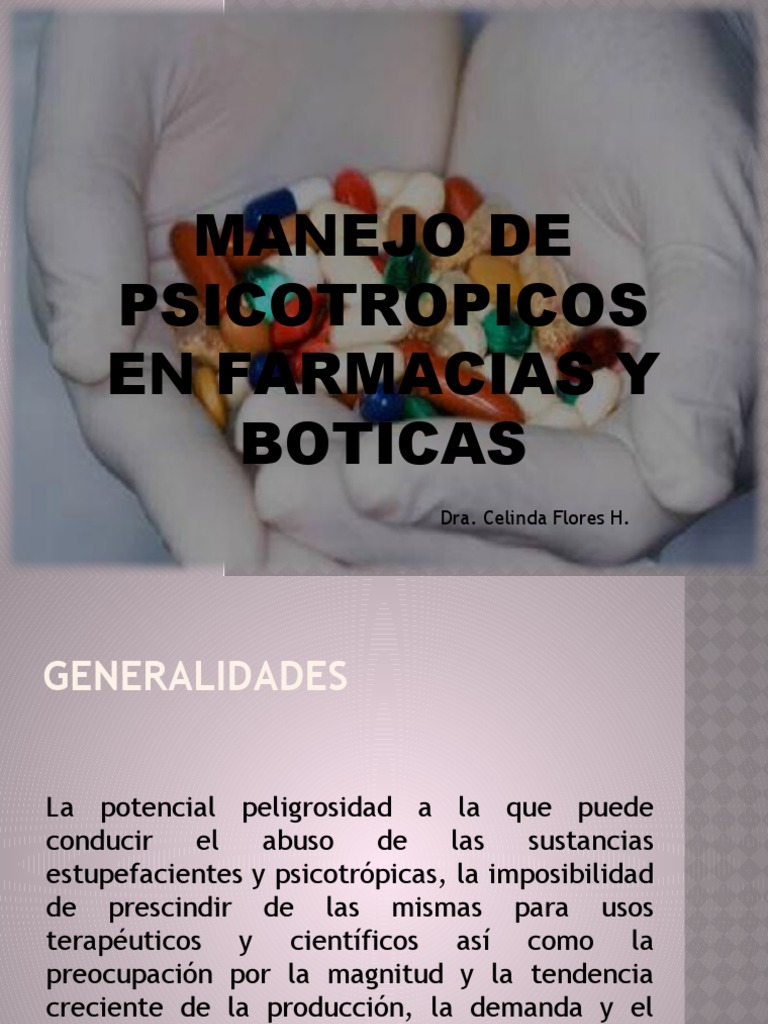 Curso Manejo de Psicotropicos en Farmacias y Boticas | PDF