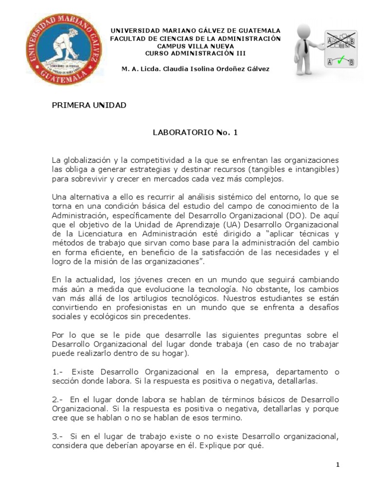 Lab No.1 Primera Unidad 2023 | PDF