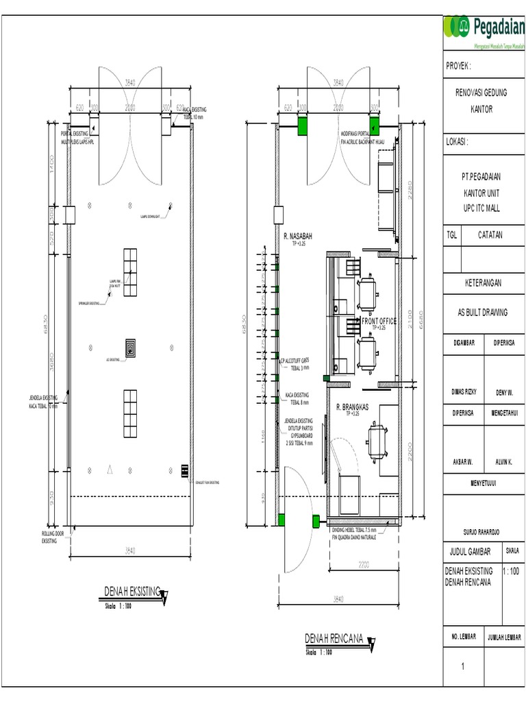 Renovasi Kantor UPC ITC Mall | PDF