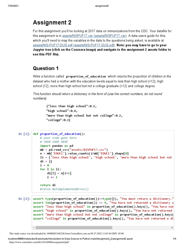 Assignment2 PDF | PDF | Public Health | Health Sciences