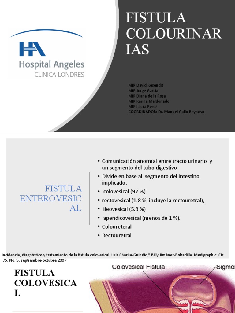 Fistula Colovesical Bien | PDF | Ciencia y matemáticas