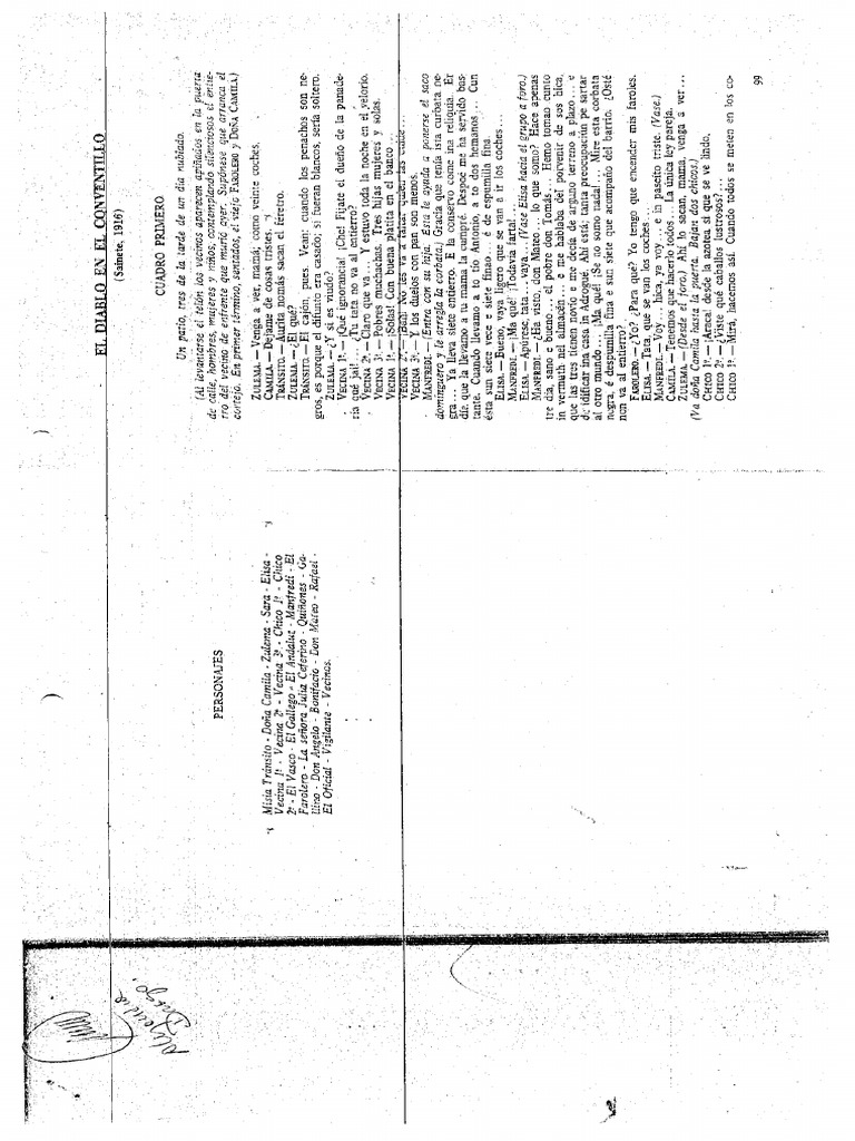 El Diablo en El Conventillo | PDF