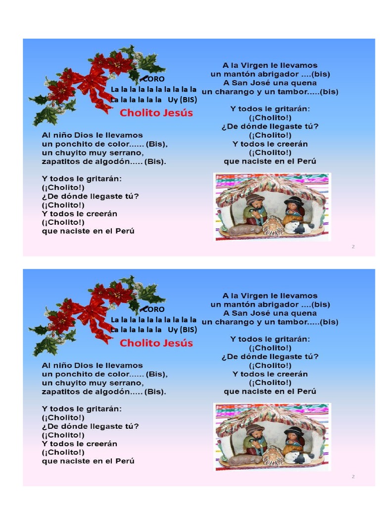 Cholito (Canción) | PDF