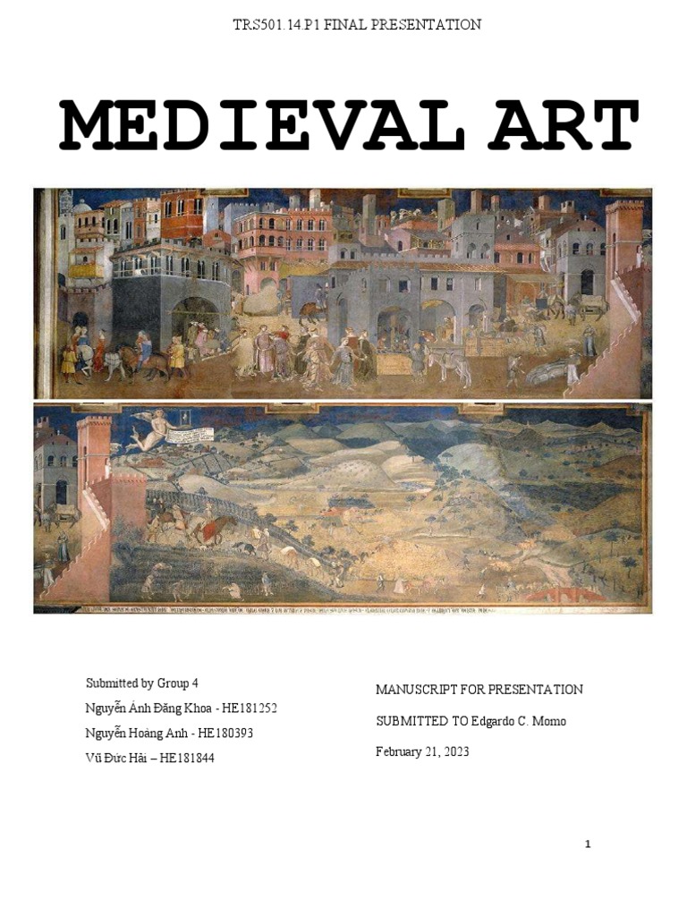 Medieval Art | PDF | Gothic Architecture | Byzantine Empire