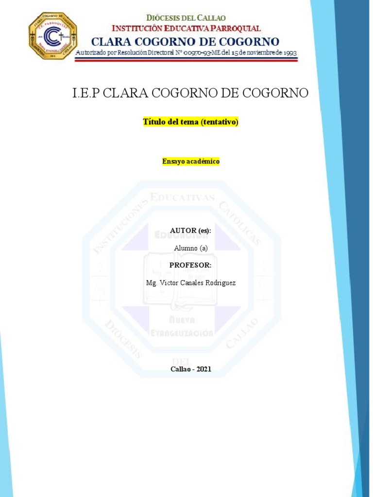 Modelo de Ensayo Academico | PDF