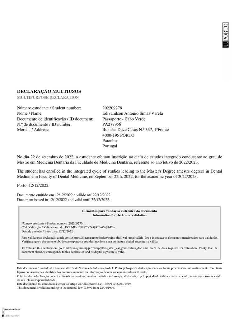 Decl Multiusos20221212 | PDF