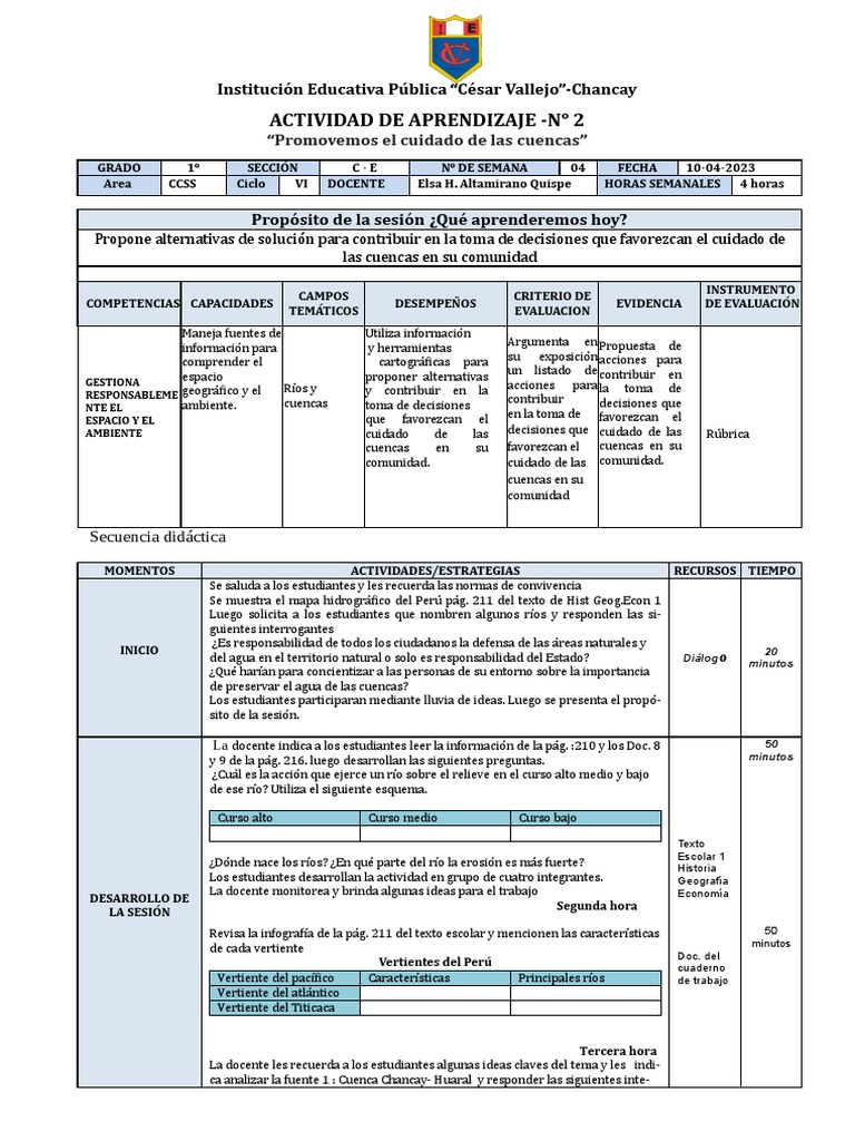 Sesión 2ccss 1ero2023 | PDF