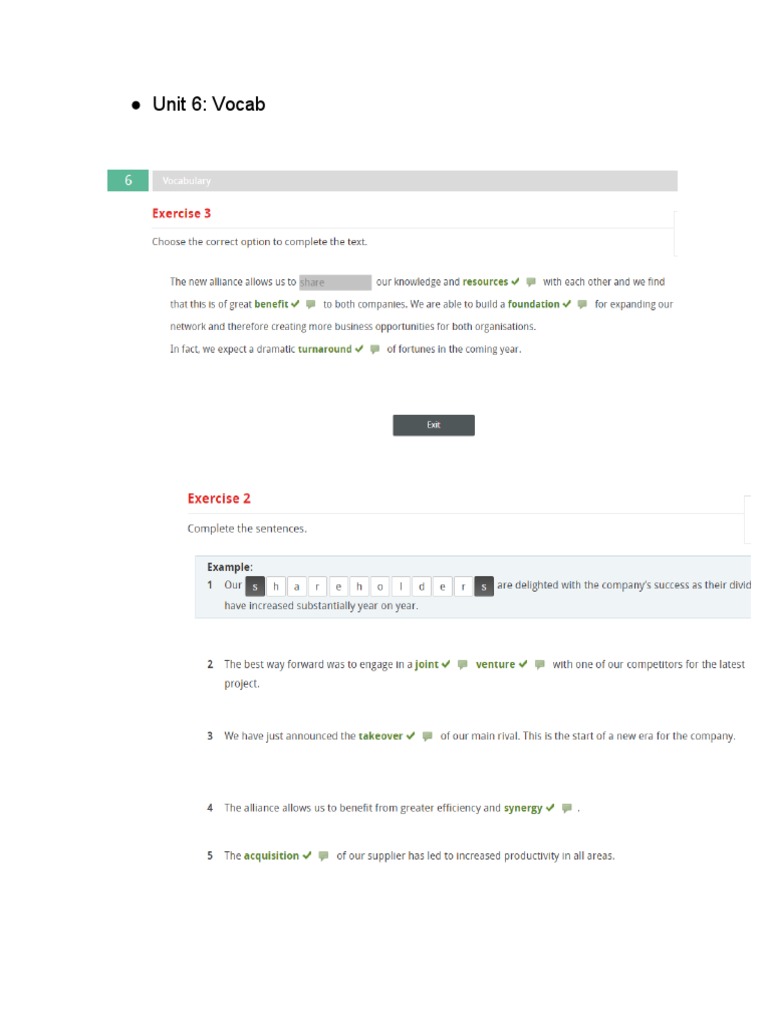 Đáp Án My English Lab B2+ | PDF