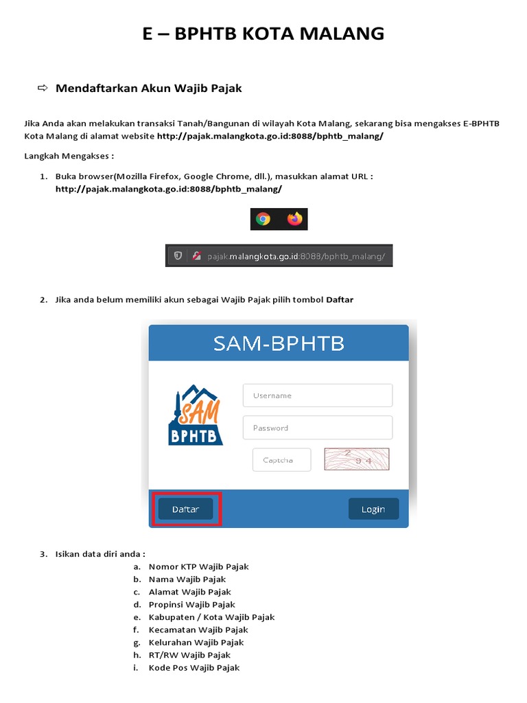 Manual BPHTB WP - 1 | PDF