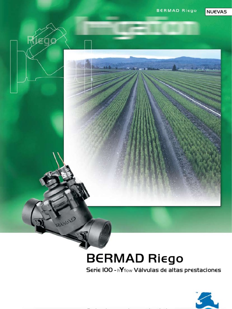 100 Series Bermad | PDF | Válvula | Tubería (transporte de fluidos)