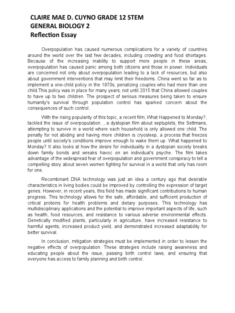 Overpopulation Has Caused Numerous Complications For A Variety of ...