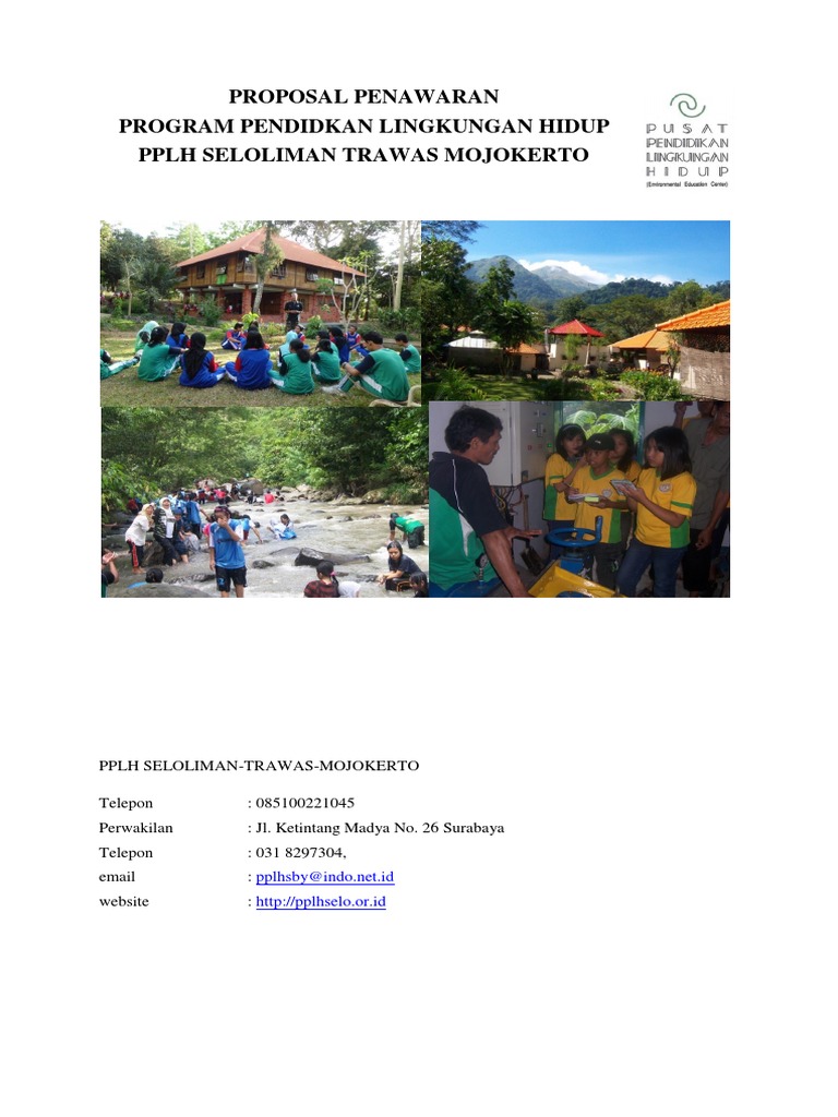 Prposal Penawaran Pendidikan Lingkungan Hidup | PDF | Kesehatan Holistik