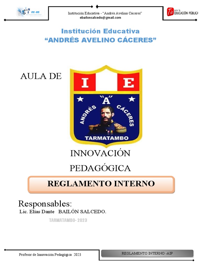Reglamento Interno Aip | PDF