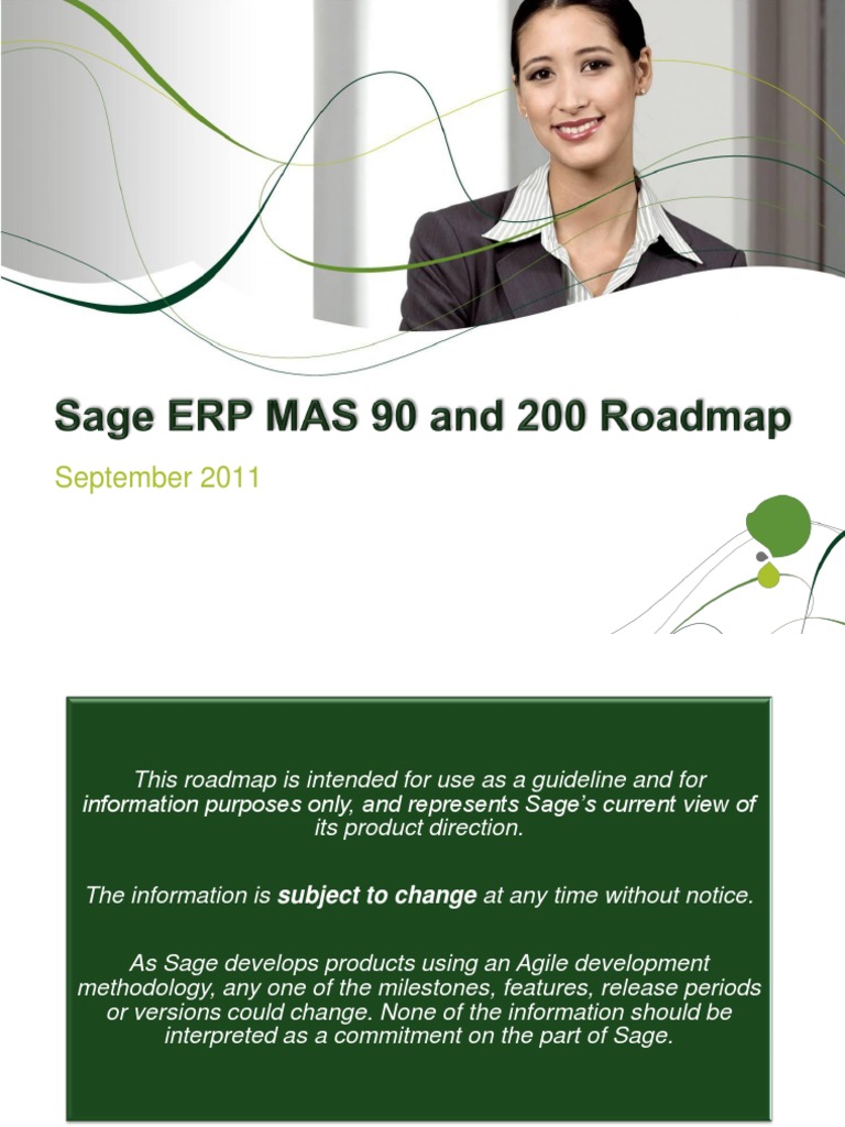 Sage ERP MAS 90 & 200 Roadmap 2011 | PDF | Payroll | Enterprise ...
