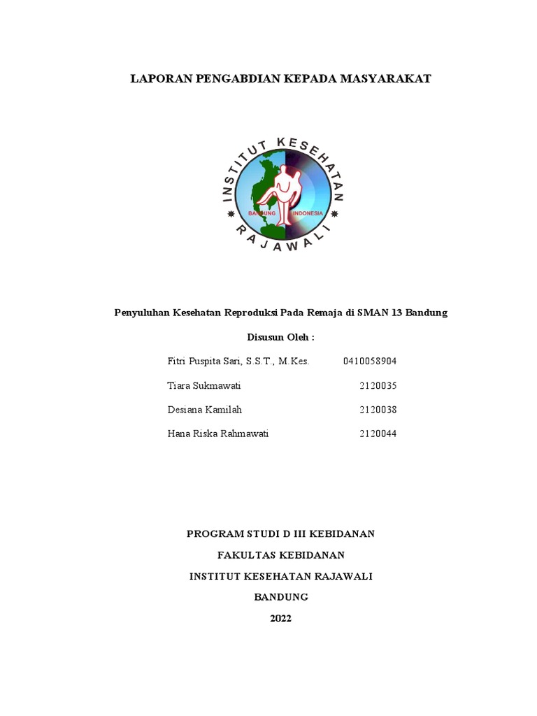 Laporan Penyuluhan-Sman 13 Bandung | PDF Laporan Penyuluhan-Sman 13 Bandung | PDF
