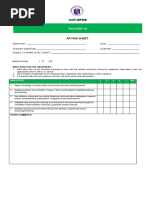 Classroom Observation Tool 2025-2026 | PDF | Teachers | Learning