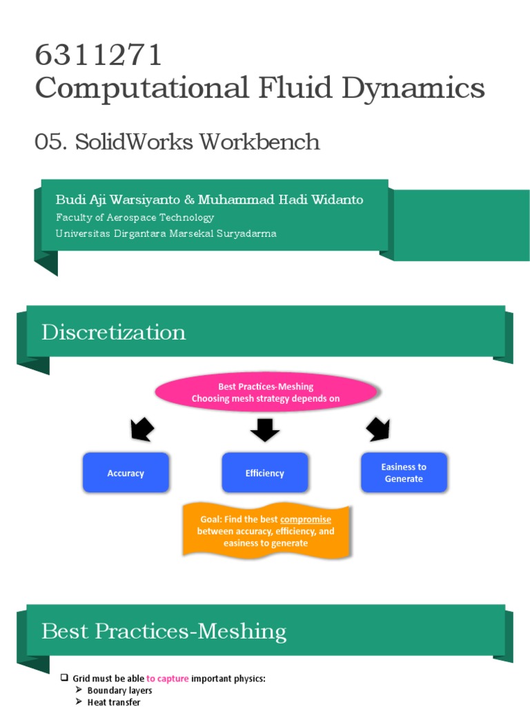 CFD05 - SolidWorks Workbench | PDF