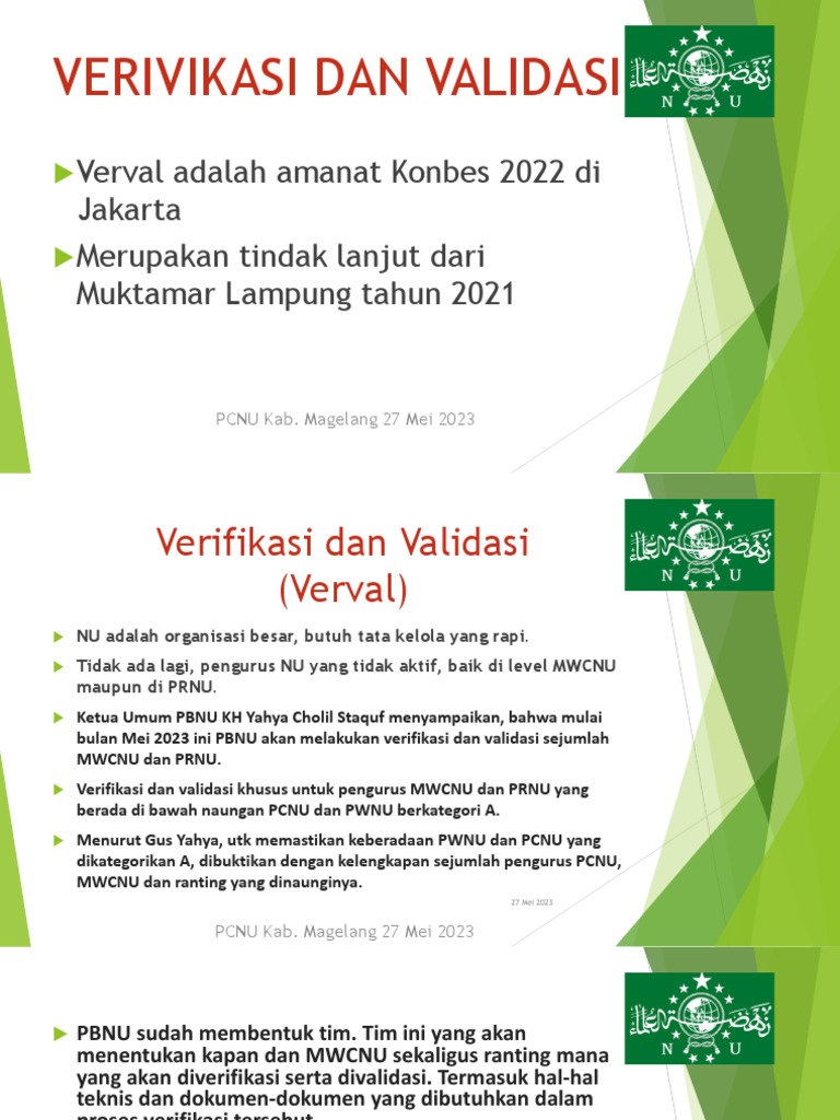 Verval PBNU 2023: Penguatan Struktur NU | PDF